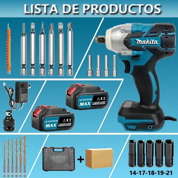 Jual MAKITA 1090V 980N / M Impact wrench Cordless Brushless bor impact ...