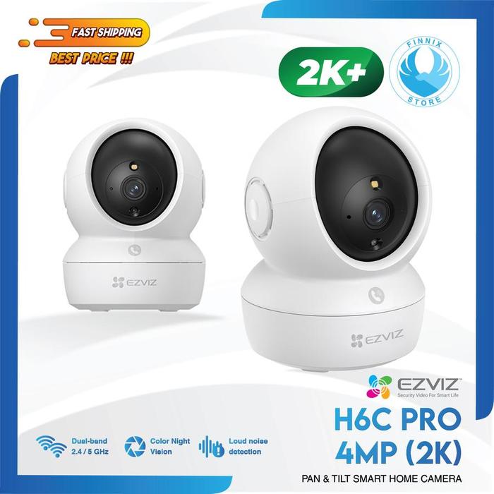 Promo EZVIZ H6C PRO 2MP 3MP 4MP 5MP Smart Home Pan Tilt IP Camera CCTV ...