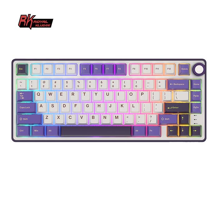 Promo (COD)RK ROYAL KLUDGE R65 Wired Gaming Keyboard with Volume Knob ...