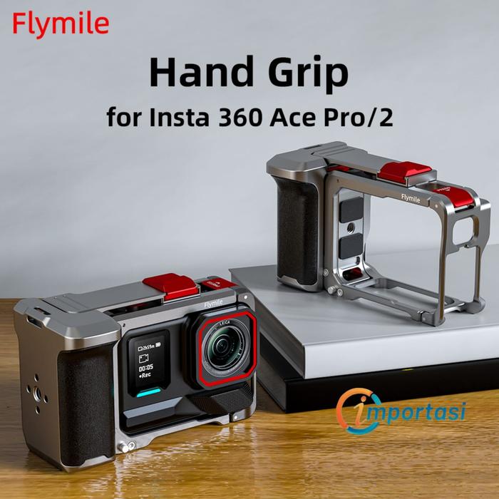 Jual FLYMILE XPlorer Hand Grip Metal Mount Bracket Quick Release Street ...