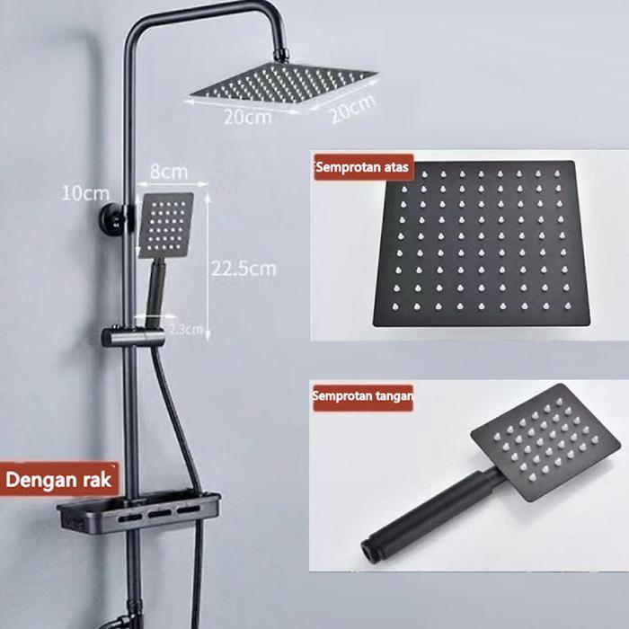 Promo Ready Stock!!! ️Shower Set Kamar Mandi Rain Shower/Set Shower Air ...