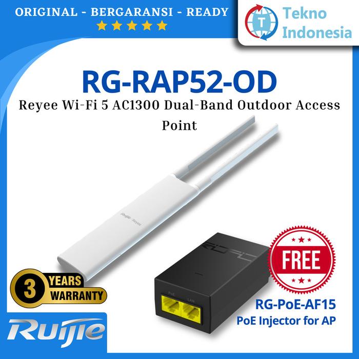 Jual Ruijie RG-RAP52-OD Reyee Wi-Fi 5 AC1300 Dual-Band Outdoor Access ...