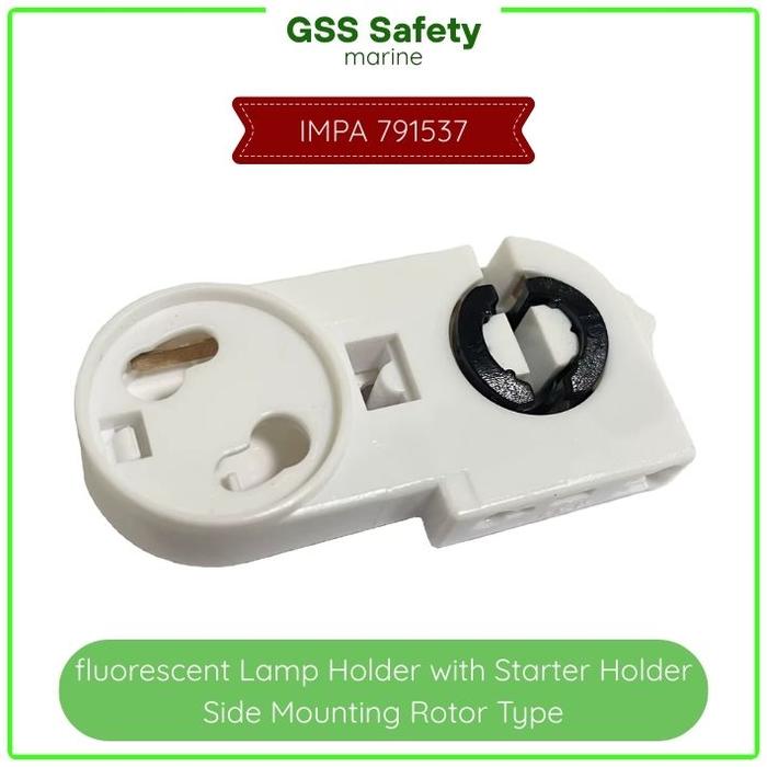 Jual IMPA 791537 Lamp Holder w/ Starter Holder Side Mounting Rotor - Fitting lampu TL - Jakarta ...