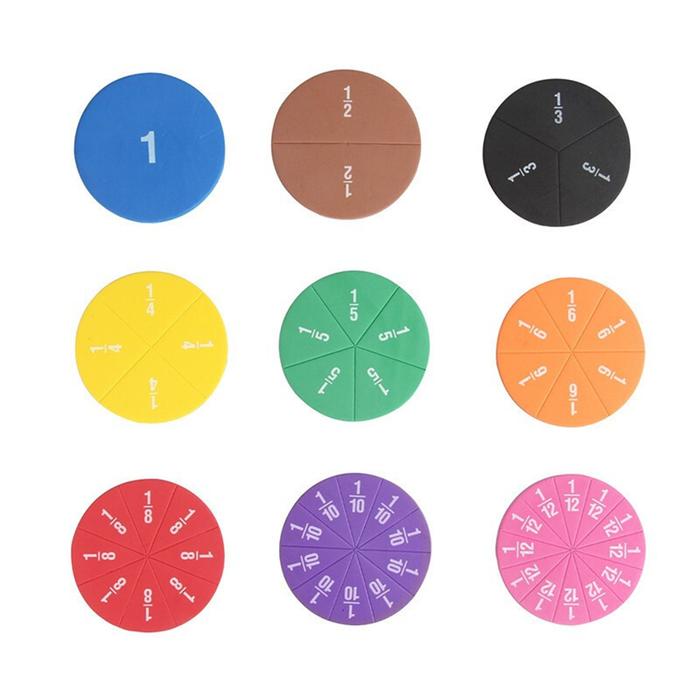 Promo Mainan Edukasi Berhitung Fraction Board Alat Peraga Pecahan ...