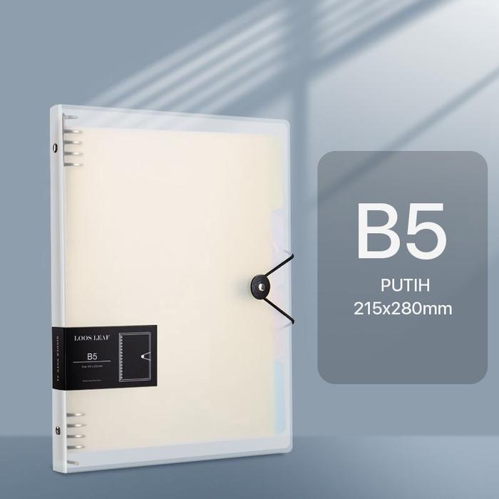 Promo [READY] Aimilo Binder A5/B5 Buku Binder Aesthetic Transparan ...