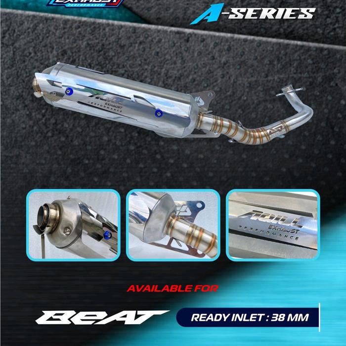 Jual Knalpot Standar Racing Aqill Exhaust Mio smile Beat old scopy new ...