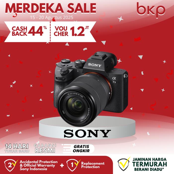 Promo Sony Alpha A7 III / A7 Mark III / A7III Body / A7III Kit Mirrorless GARANSI RESMI - + FE ...