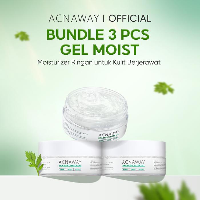 Promo ACNAWAY Mugwort Water Gel Moisturizer - Pelembab Wajah Ringan ...