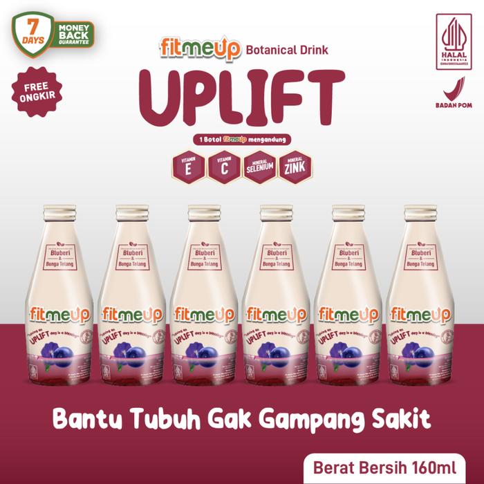 Promo [PAKET FIT] 6 Botol Fitmeup Varian Uplift- Bantu Naikin Imun ...