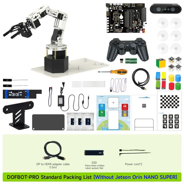 Jual Yahboom DOFBOT Pro 3D Depth Vision Robotic Arm with Jetson ...