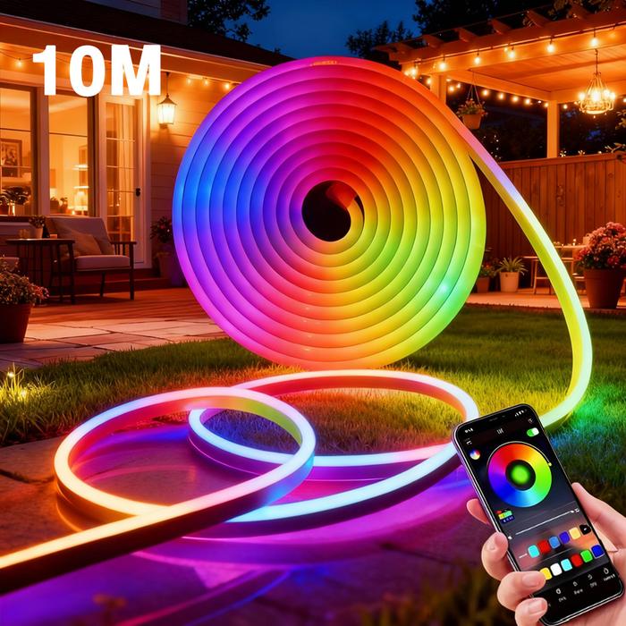 Promo Lampu Neon Flex Running LED Remote 5M 10M Lampu Warna Warni LED ...