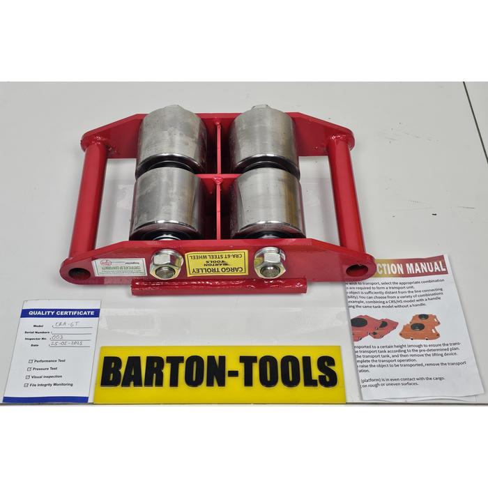 Jual 6T Skid Roller Steel Wheel CRA-6S BARTON Skate Tank Machine Mover ...