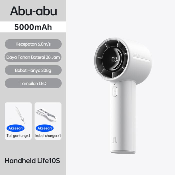 Jual JISULIFE 2025 Kipas Angin Mini Portable Angin Kecil Berkecepatan ...