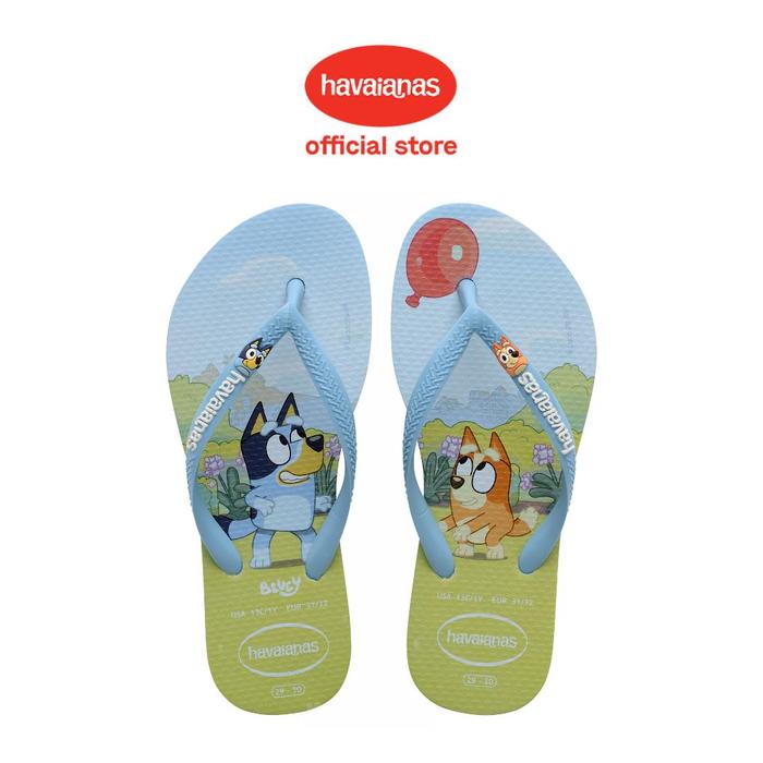 Promo Havaianas 1056 Kids Slim Bluey Lavender Blue - Sandal Anak - 27/ ...
