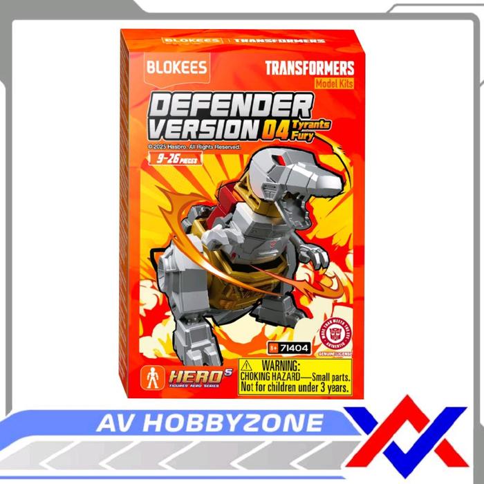Promo Blokees Transformers Defender Version 04 Tyrants Fury DV04 - 1 pc ...