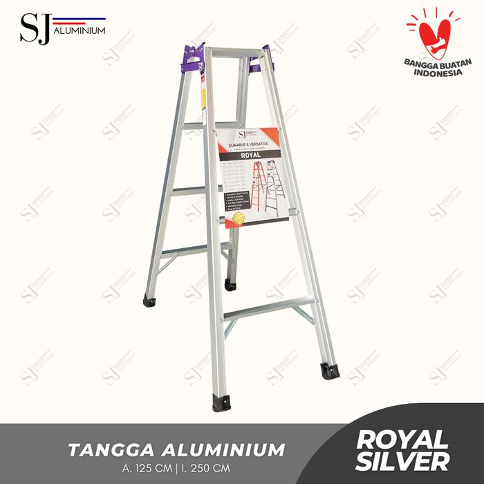 Promo ROYAL - Tangga Lipat Aluminium Multifungsi Silver - Jumbo ...