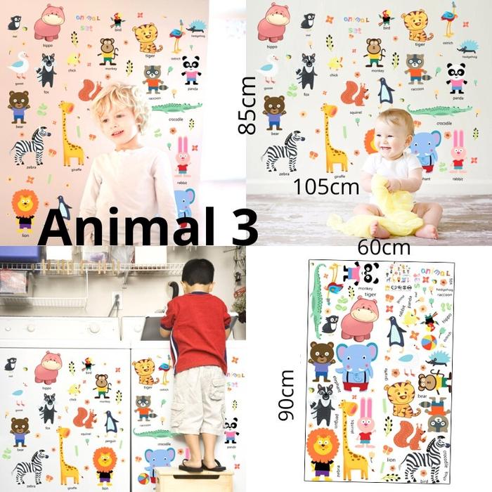 Jual WALLSTICKER WALL STICKER STIKER DINDING ANIMAL DEKORASI RUMAH ...