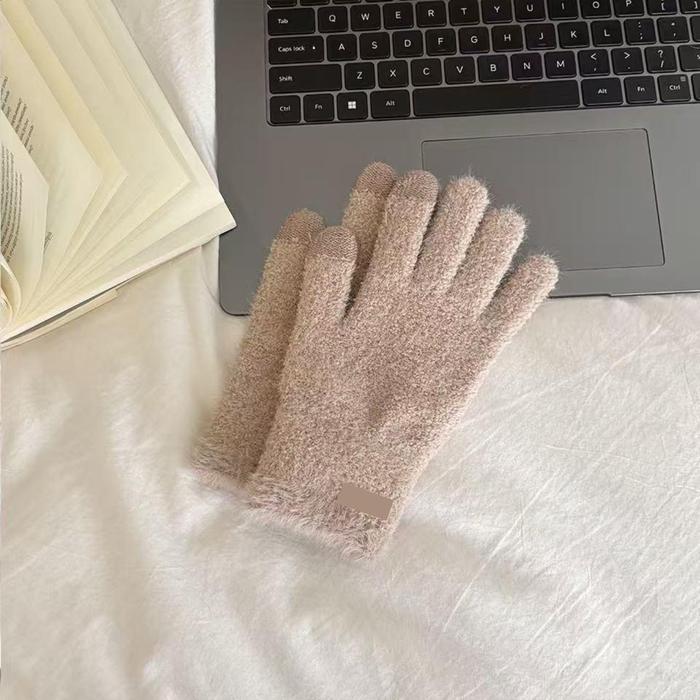 Jual WOMEN WINTER GLOVE KNITTED SARUNG TANGAN WANITA DEWASA BAHAN RAJUT ...
