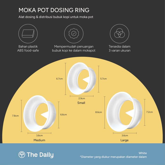 Promo Moka Pot Coffee Powder Dosing Ring - Alat Distribusi Bubuk Kopi ...
