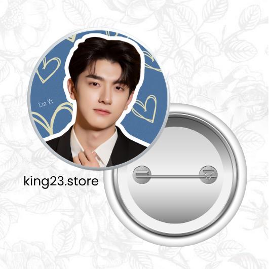 Jual Pin Button Aktor China Pin Tas Aesthetic Pin Bulat Ukuran 44mm ...