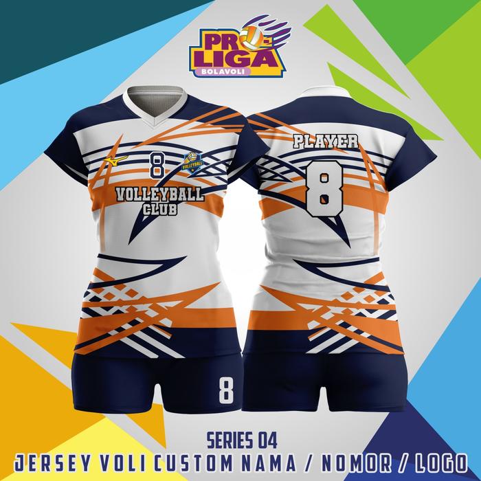 Promo Fiercejersey - Jersey Voli Wanita Merah Ungu Putih Baju Jersey ...