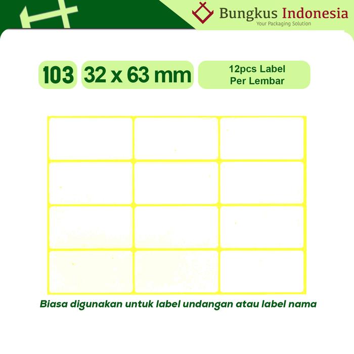 Jual Label Sticker Undangan Shelf Adhesive Paper Kertas Tempel Dokumen ...