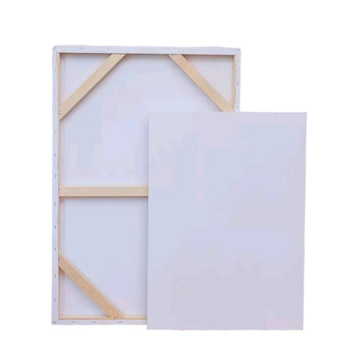 Jual kanvas lukis 100x100 cm canvas lukis besar premium siap pakai ...