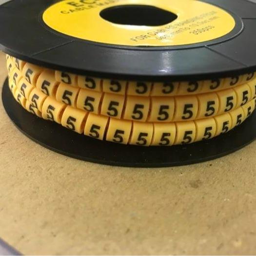 Jual Kabel Marker EC-1, EC-2, EC-3, EC-4 angka 0-9, huruf A-Z / Label ...