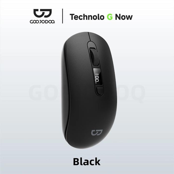 Promo GOOJODOQ M33 2.4GHz Dual Modes Bluetooth Mouse Wireless Ergonomic ...