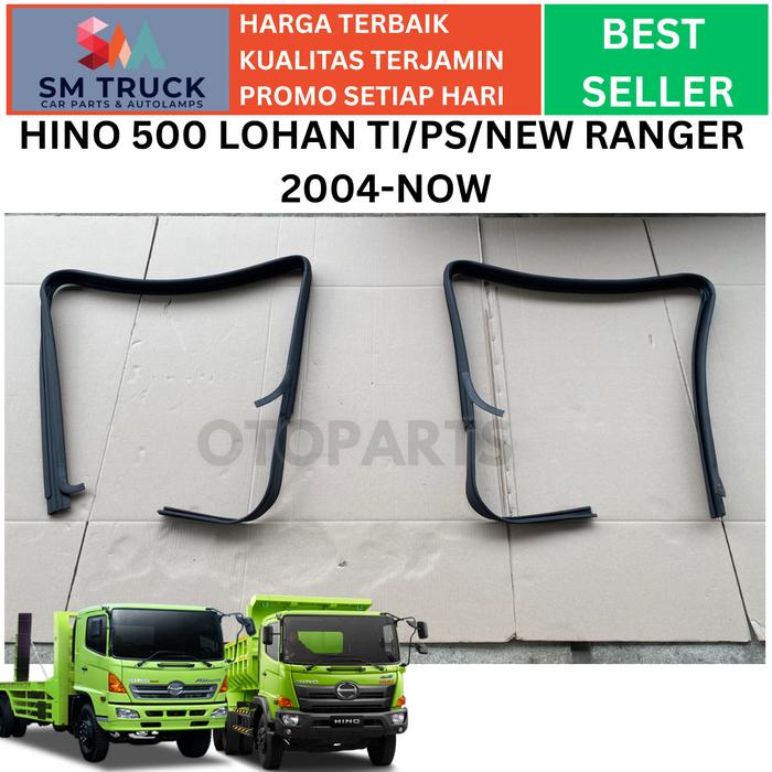 Jual KARET KACA PINTU DOOR GLASS RUN CHANNEL HINO 500 LOHAN NEW RANGER ...