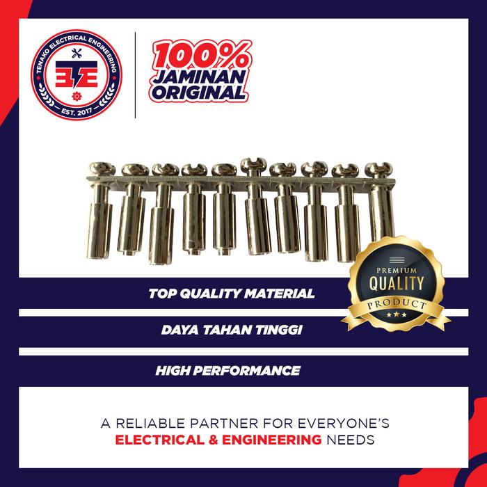 Jual Jumper Strip FB1 10-6 Jumper Strip Terminal Block UK-5N - 100 Pcs ...