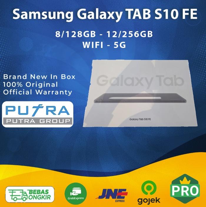 Promo (RESMI) Samsung Galaxy Tab S10 FE Plus + WIFI 5G 8/256GB 12/256GB ...