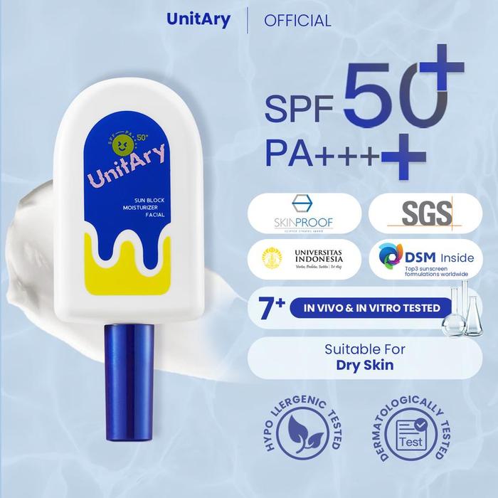 Promo UNITARY SUNSCREEN SPF50+ PA++++ UNIT ARY SPF 50 SUNBLOCK WAJAH UV ...