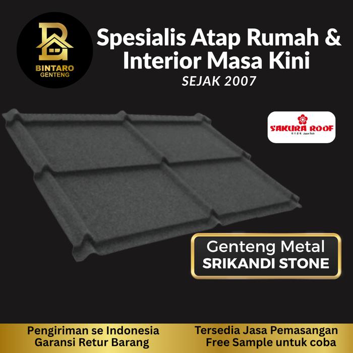 Jual Genteng Metal Sakura Roof Metal Pasir Warna - Srikandi Stone ...