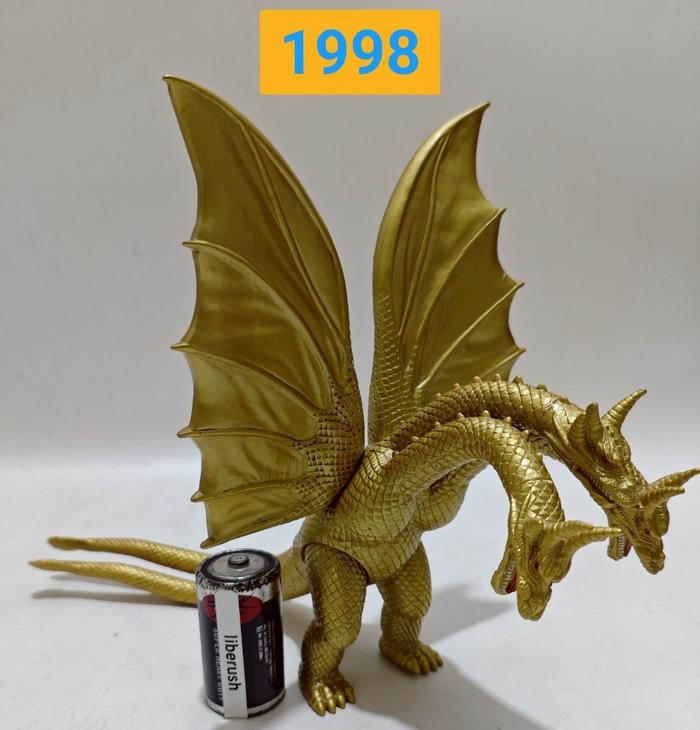 Jual Vintage 1998 toho bandai sofubi godzilla movie monster series king ...