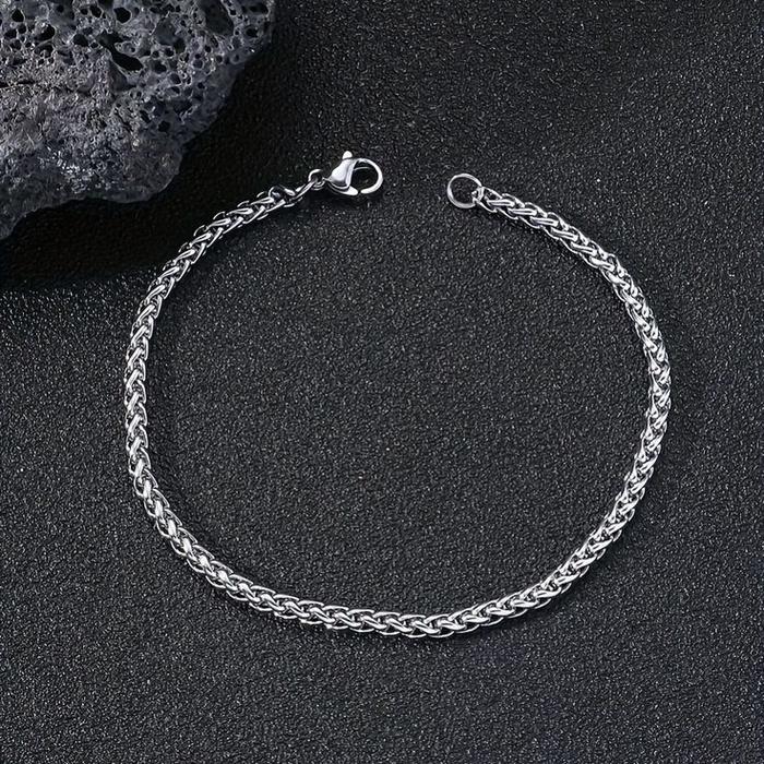 Promo GELANG TITANIUM PRIA MODEL TULANG NAGA STAINLESS STELL ANTI KARAT ...