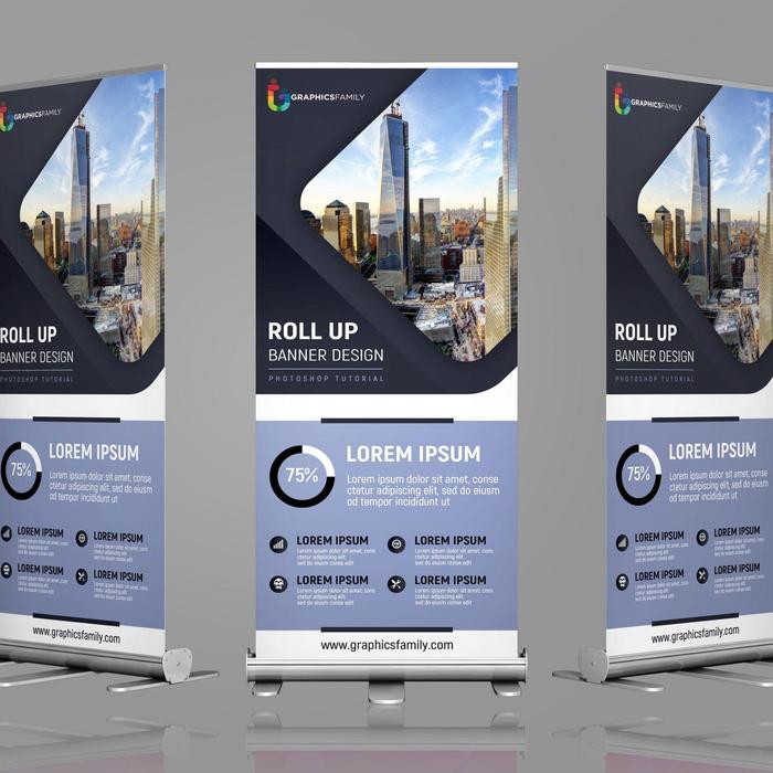 Jual Cetak Roll Banner Albatros Flexy Korea 60x160cm 80x200cm 85x200cm ...