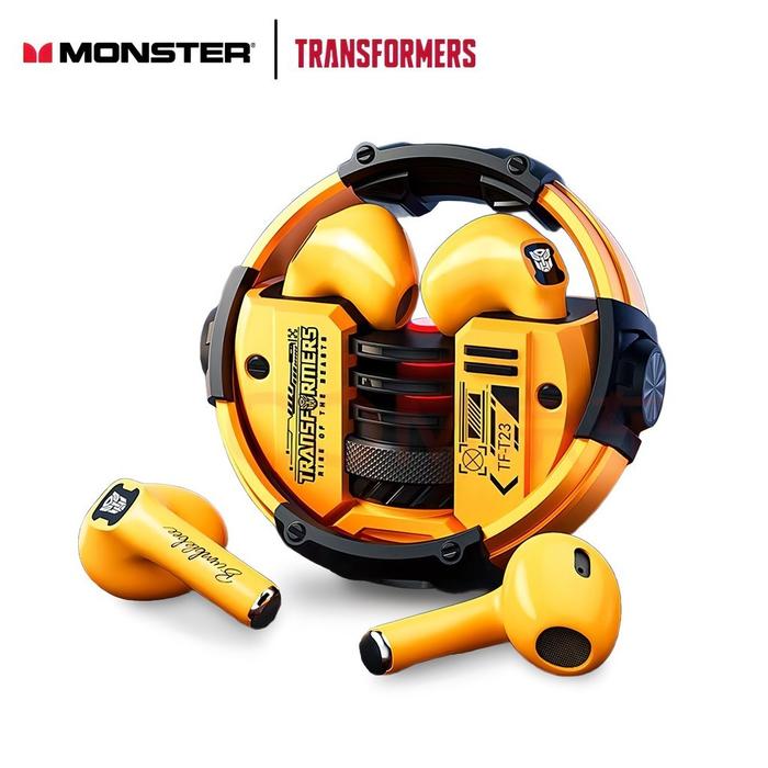 Promo Monster X Transformers T23 TWS Bluetooth Earphone V5.4 Wireless ...