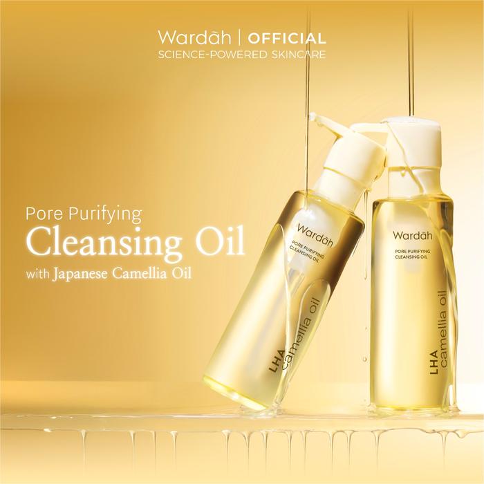 Promo Wardah Cleansing Oil LHA Camellia Oil Pore Purifying 140 ml ...