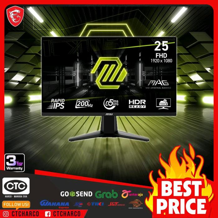 Promo Monitor Led MSI MAG 255F E20 Gaming Monitor - 25" Inch FHD Rapid ...