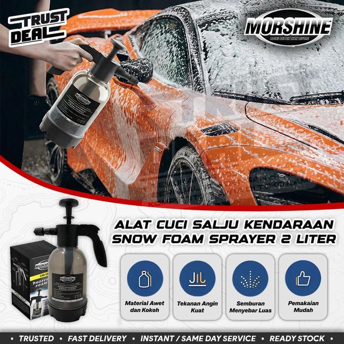 Promo Alat Semprot Salju Busa Cuci Mobil Motor Pompa Manual MORSHINE ...