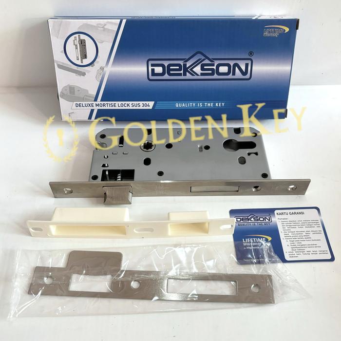 Jual Mortise Lock Dekson MTS IL DL 8585 SSS Body Kunci Pintu Kayu Lidah ...