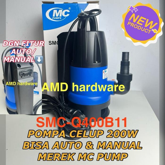 Jual MC Pompa Celup 275W Submersible AUTO OTOMATIS Air Bersih SMC ...