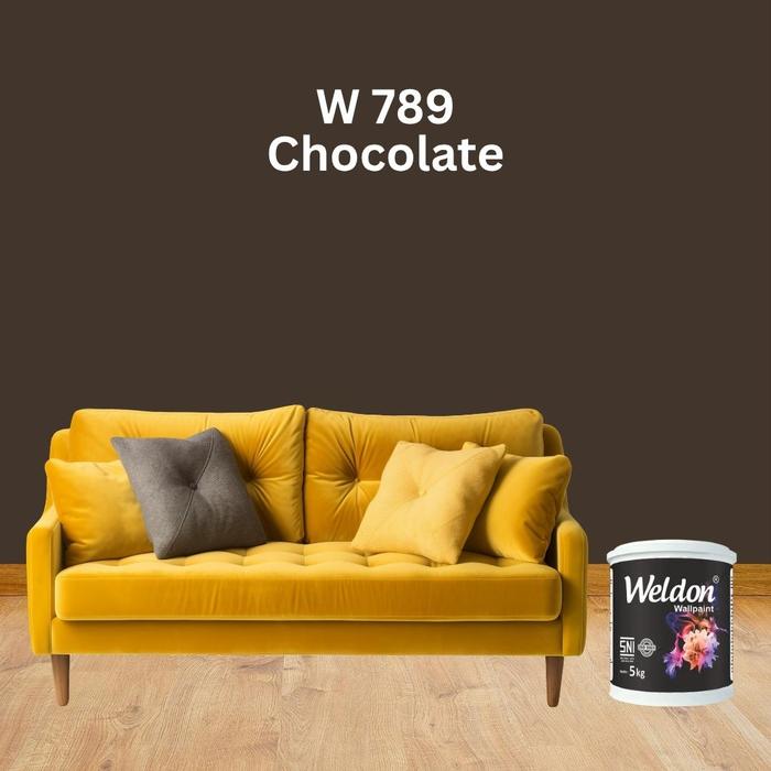 Jual CAT TEMBOK WELDON INTERIOR 1 KG WARNA 2 - CHOCOLATE 789 - Jakarta ...