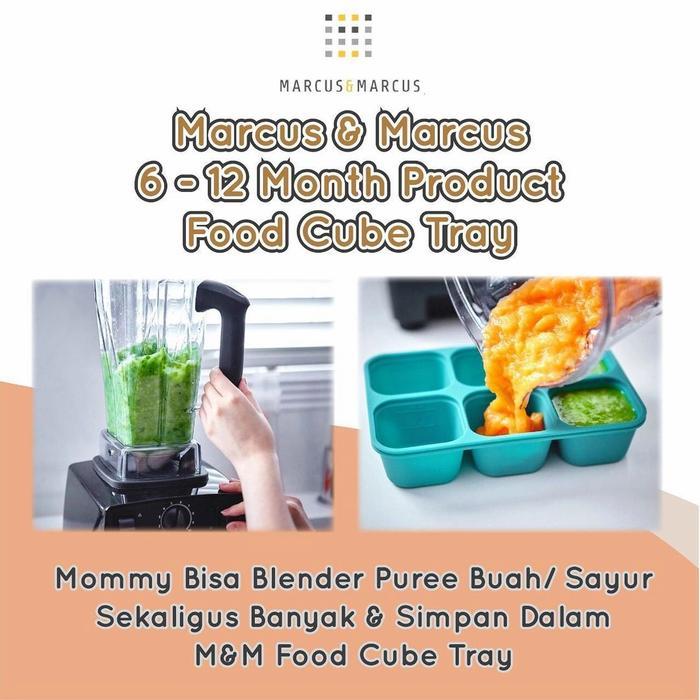 Jual Marcus & Marcus Food Cube Tray / wadah MPASI - YELLOW 30ML - Kota ...
