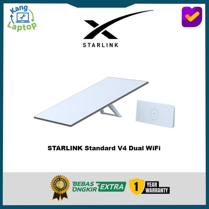 Promo STARLINK STANDARD V4 DUAL WIFI SYSTEM W/ 2 LAN PORT RJ45 ...