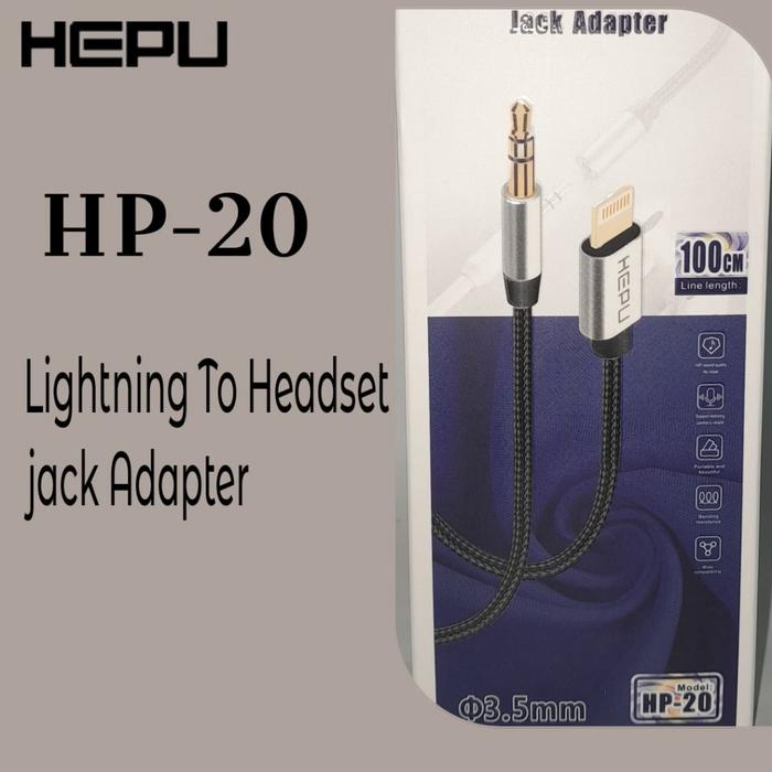 Promo Adapter Jack Type C/ Lightning to Headset Jack Adapter HEPU HP-20 ...