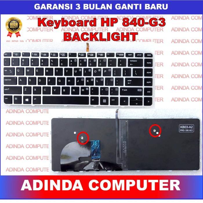 Jual Keyboard laptop hp eliteBook 840 G3 840 G4 848 G3 745 G3 745 G4 ...
