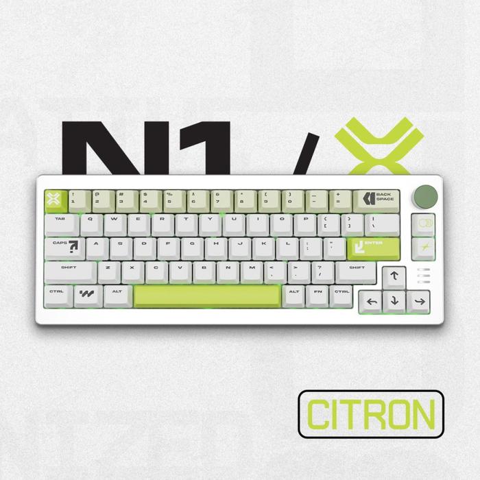 Promo Noir N1X N1/X Wireless Gaming Keyboard Mechanical VIA/QMK Gasket ...