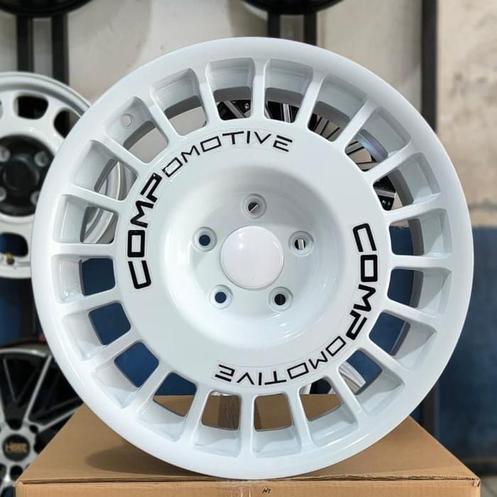 Jual Velg Rally R17 Compomotive pcd 5x114,3 Putih, Hitam, Gun Metal ...